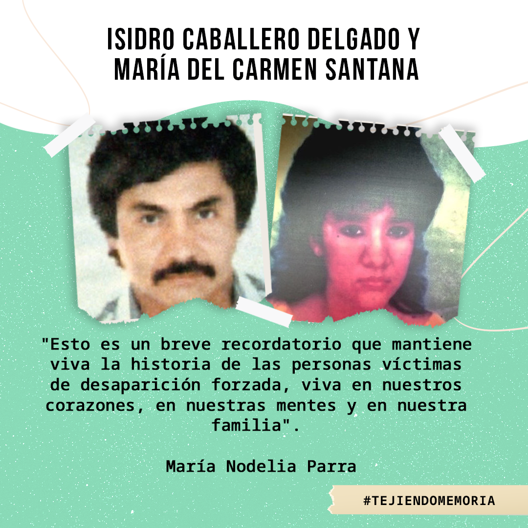 34 años sin Isidro Caballero y María del Carmen Santana