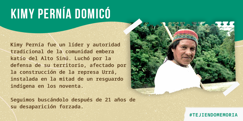 CCJ | Después de 21 años de su asesinato, el cuerpo de Kimy Pernía ...
